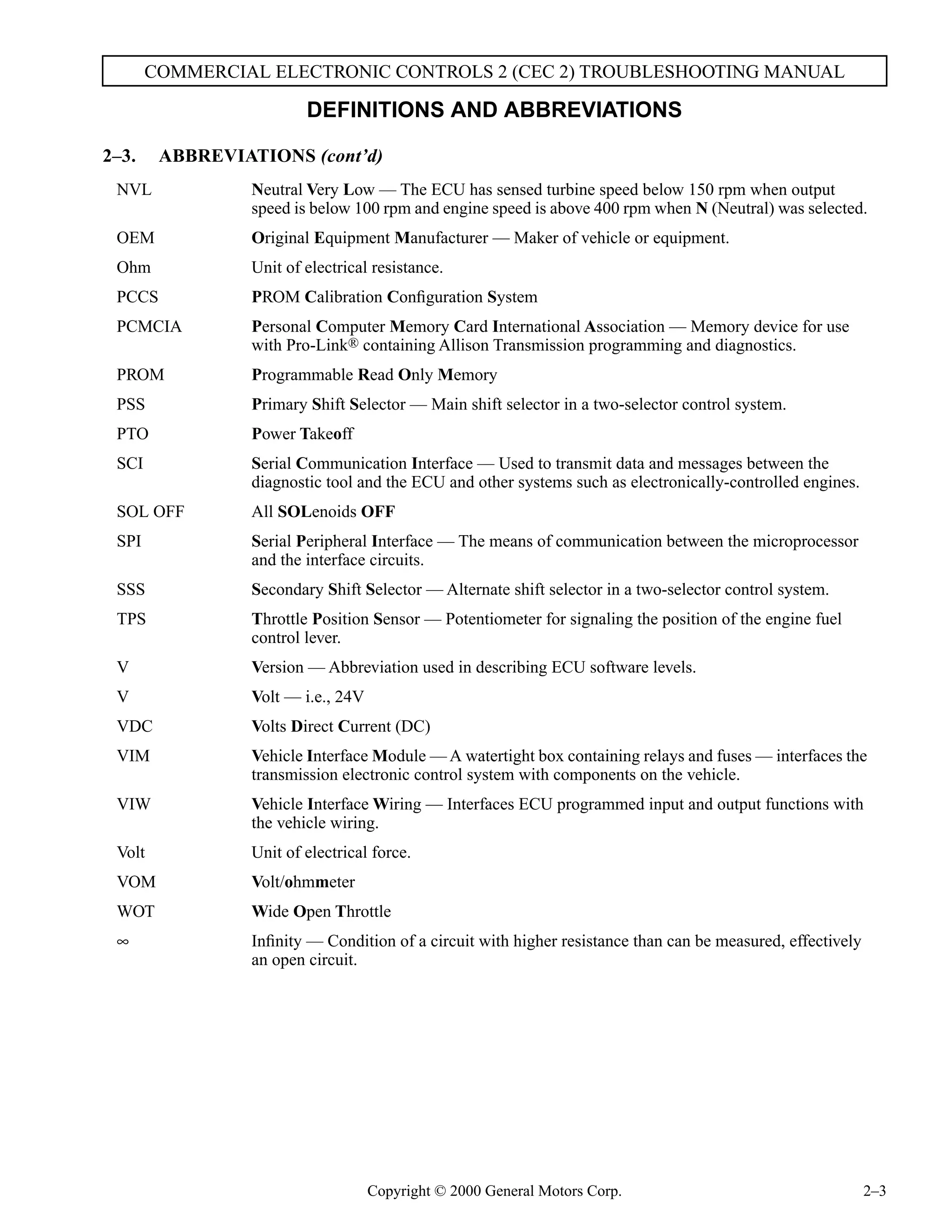 Allison 5000, 6000, 8000, 9000 Troubleshooting Manual PDF.pdf