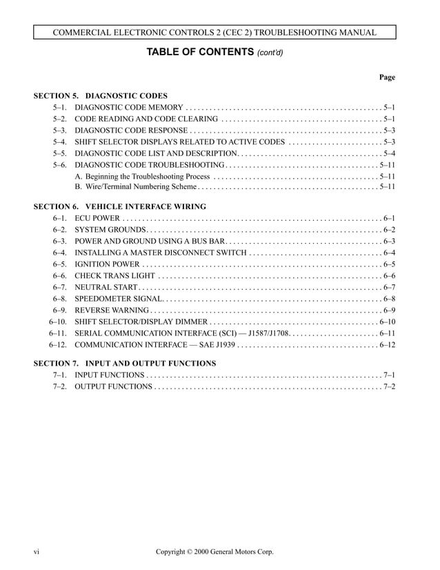 Allison 5000, 6000, 8000, 9000 Troubleshooting Manual PDF.pdf | Auto ...