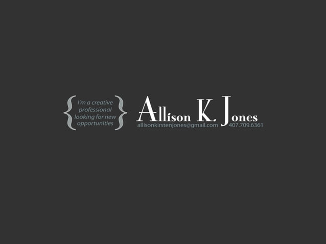 Allison Jones Portfolio | PPT