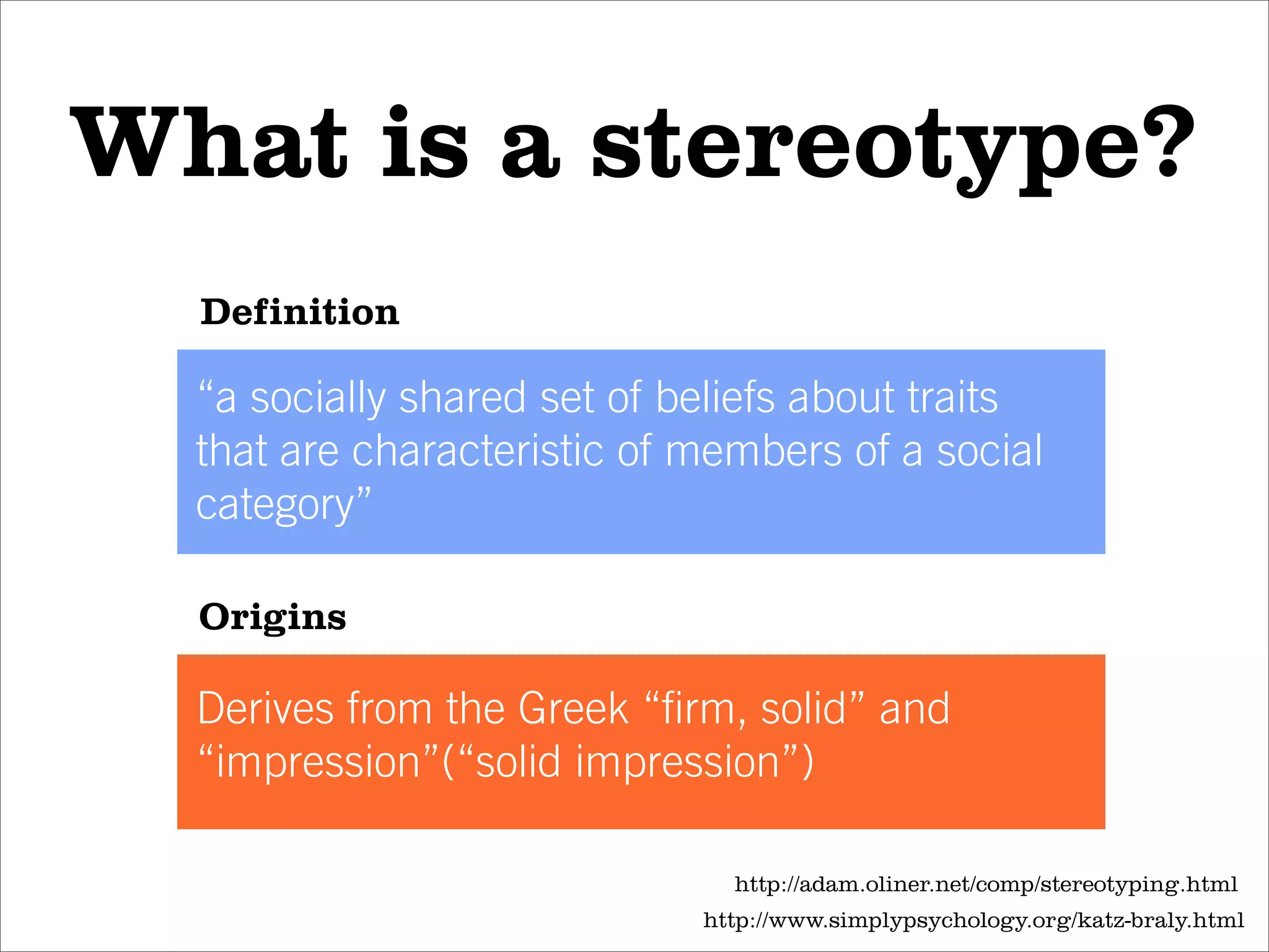 Understanding Stereotypes for Cognitive Design | PDF