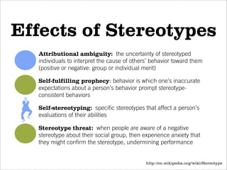 Understanding Stereotypes for Cognitive Design | PDF
