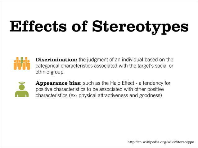 Understanding Stereotypes for Cognitive Design | PDF