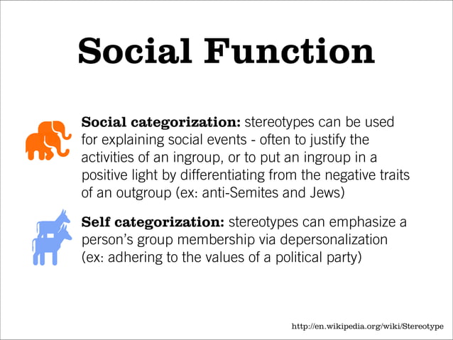 Understanding Stereotypes for Cognitive Design | PDF