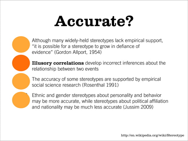 Understanding Stereotypes for Cognitive Design