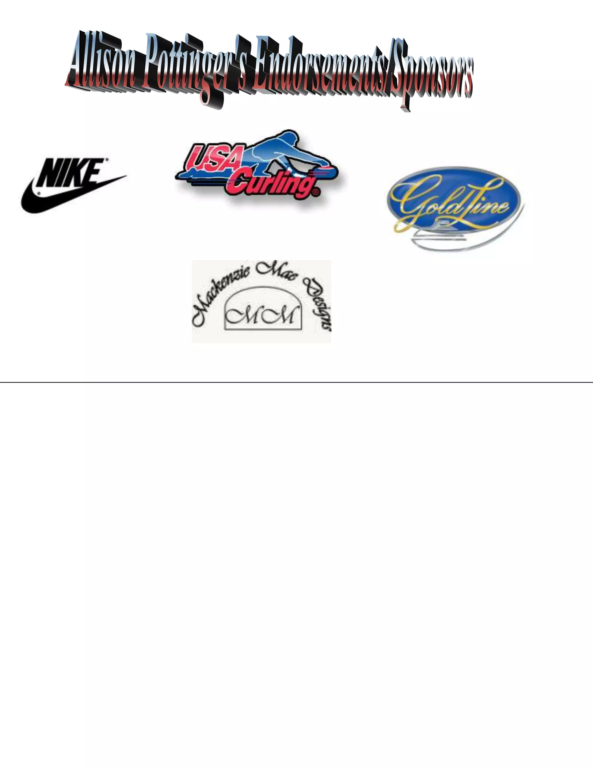 Allison pottenger info | DOC | Winter Olympic Sports | Olympic Sports