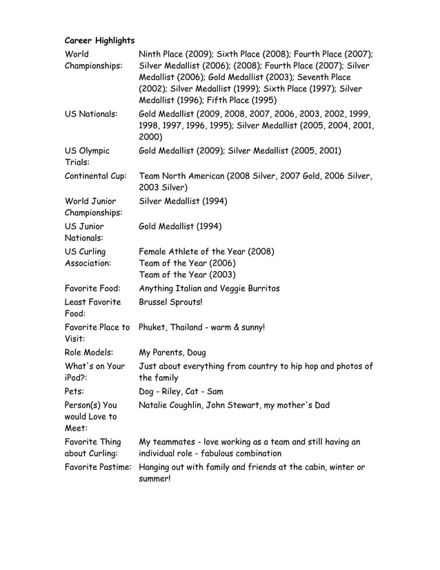 Allison pottenger info | DOC | Winter Olympic Sports | Olympic Sports