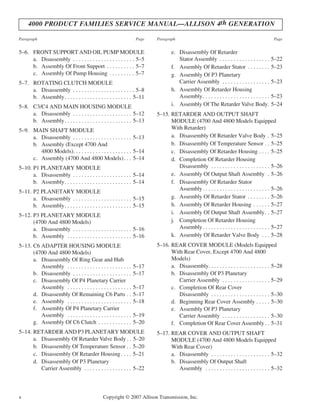 Allison transmission 4000 series generation controls vocational models ...