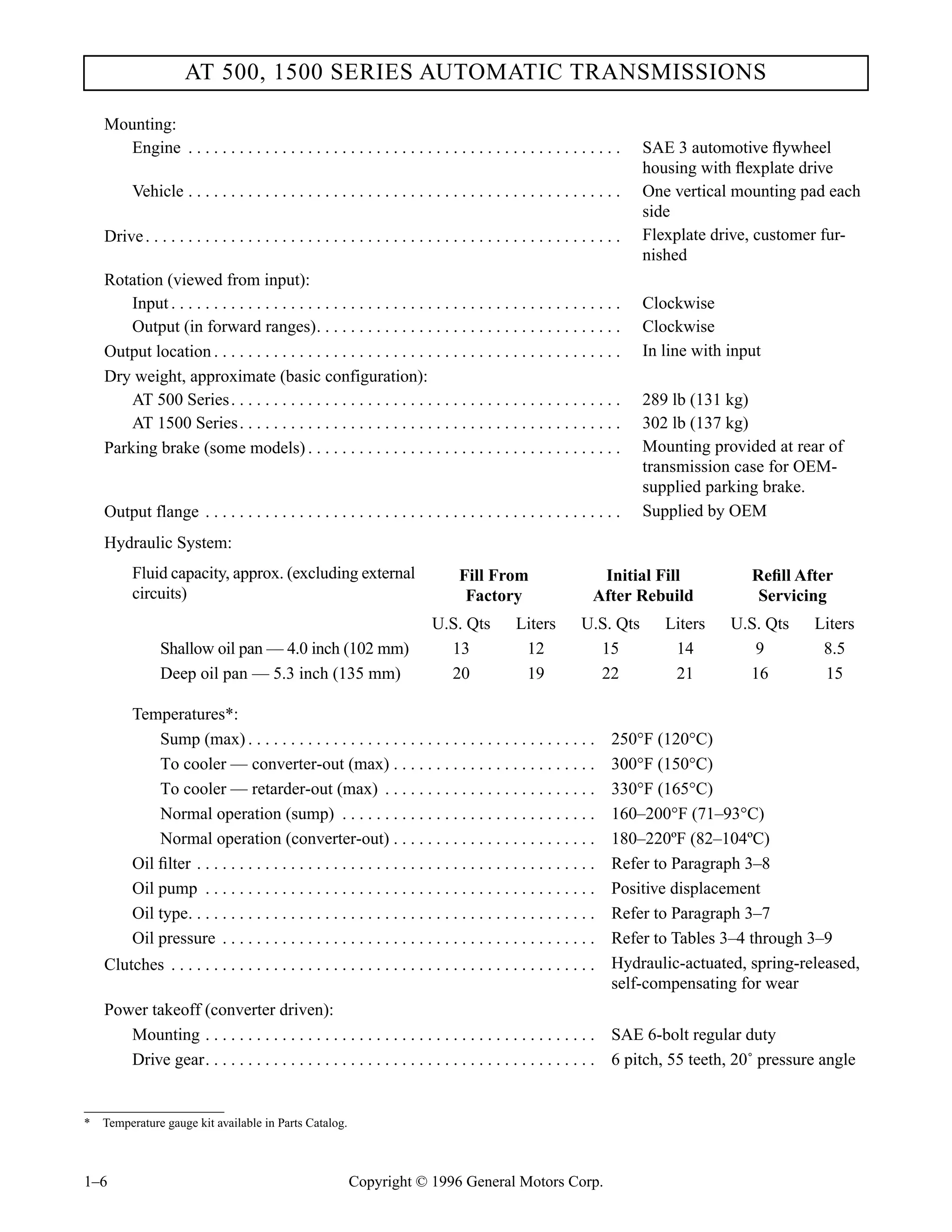 Allison transmission at 545 Repair Workshop Service Manual | PDF