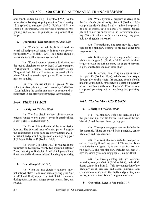 Allison transmission at 545 Repair Workshop Service Manual | PDF