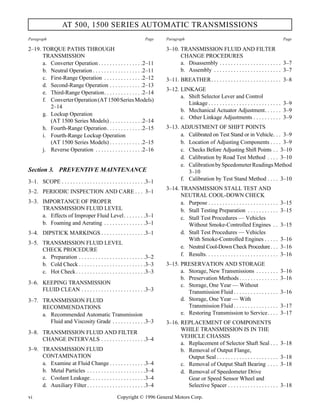 Allison transmission at 545 Repair Workshop Service Manual | PDF