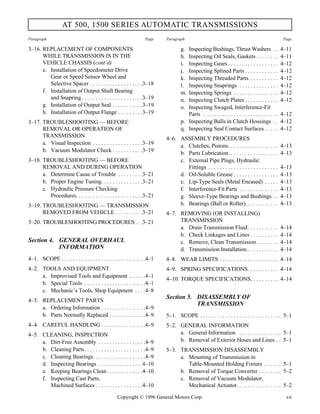 Allison transmission at 545 Repair Workshop Service Manual | PDF