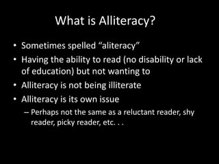 Abolish Alliteracy: CCIRA 2017 | PPT