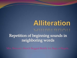 Alliteration | PPT