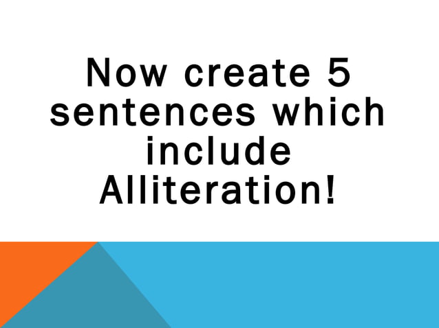 Alliteration | PPT