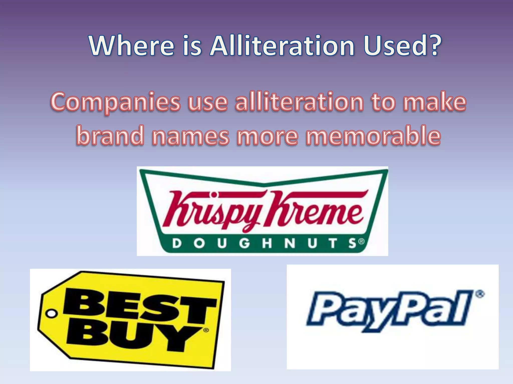 Alliteration | PPTX