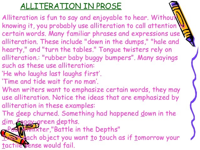 Alliteration - An overview with examples