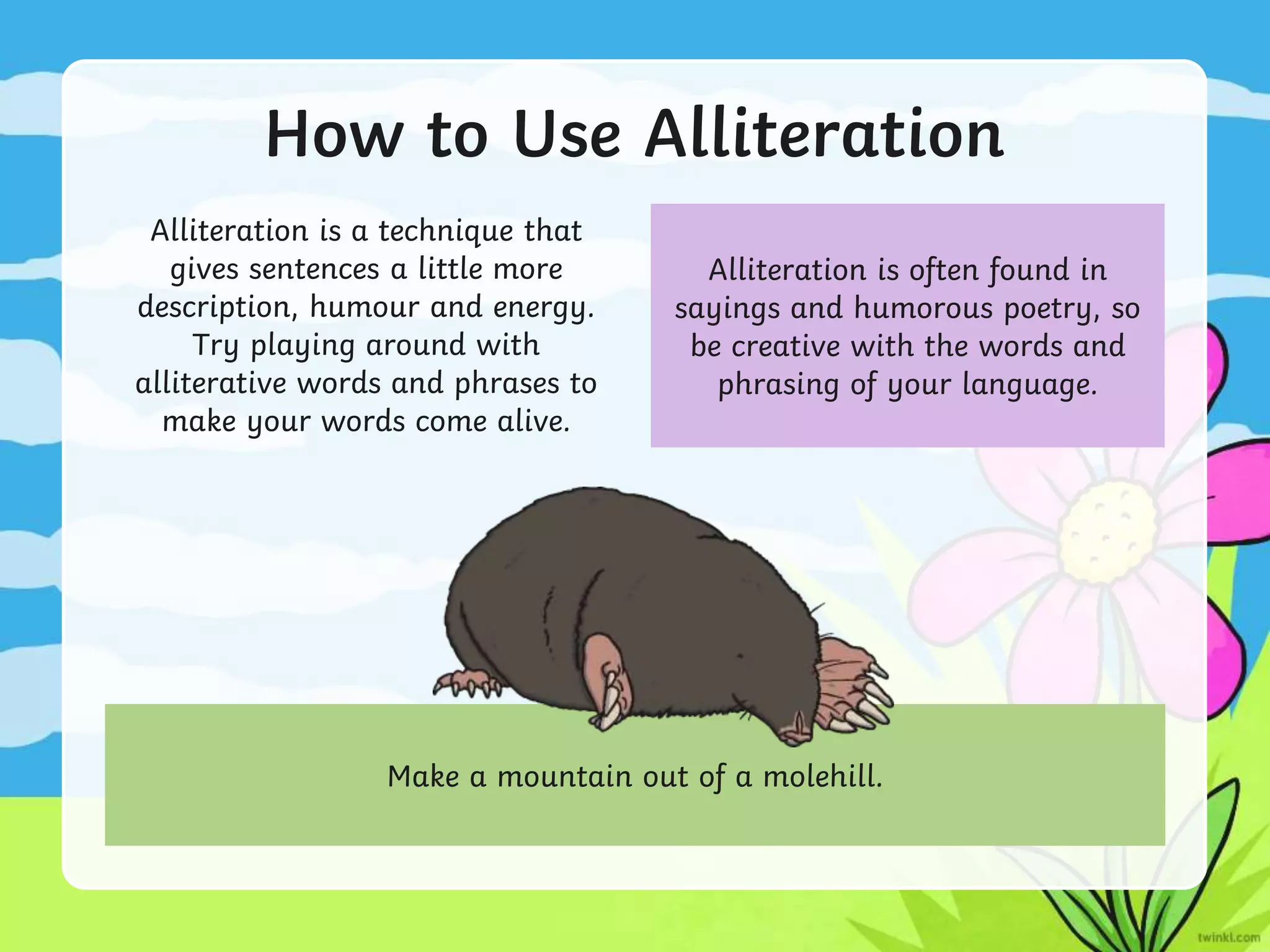 Alliteration powerpoint | PPT