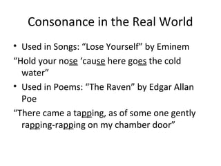 Alliteration & assonance | PPT