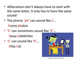 Consonance Examples For Kids