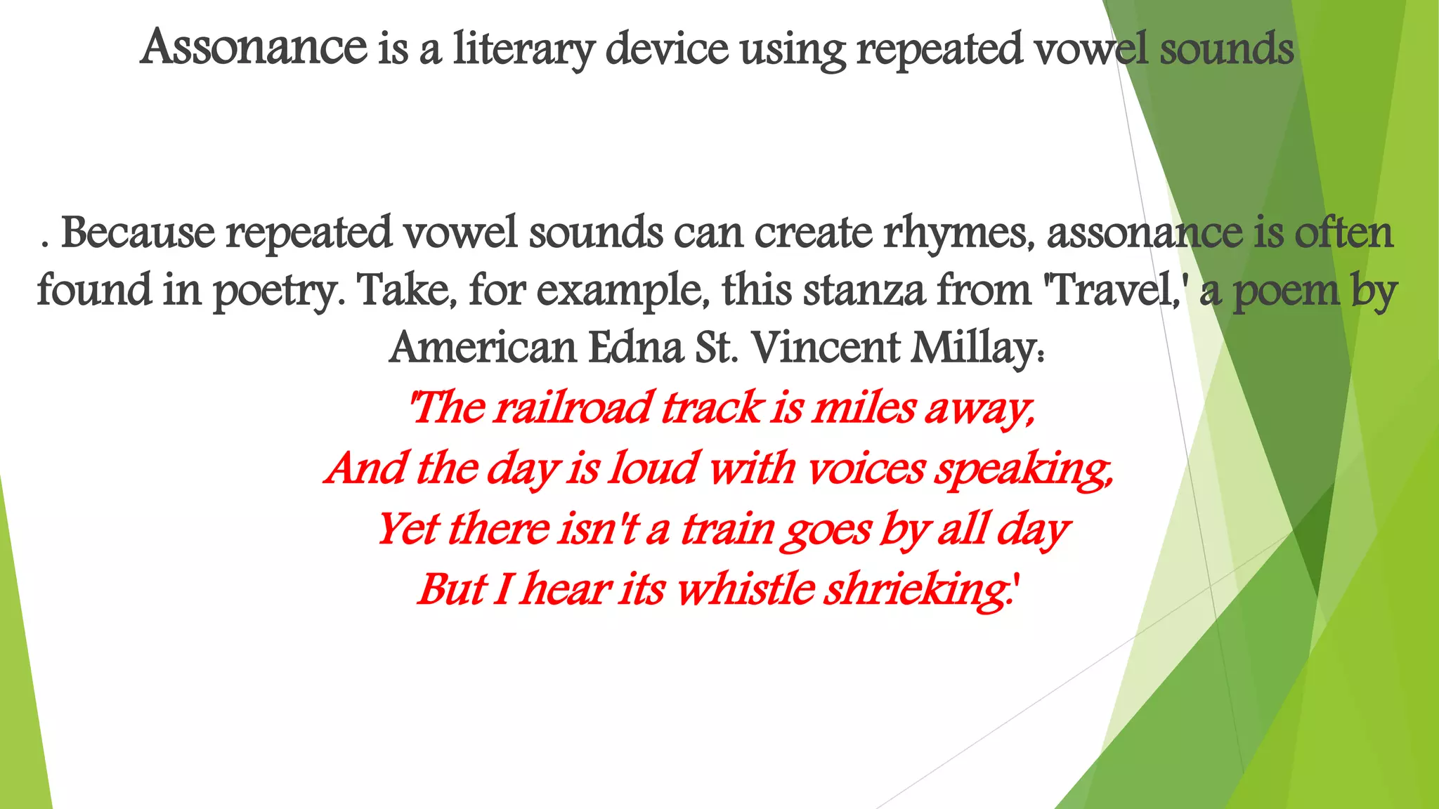 Alliteration, assonance, and consonance | PPTX