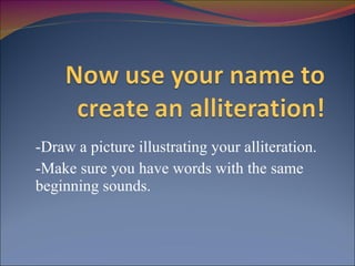 Alliteration Mine | PPT | Poetry | Books and Literature