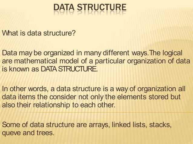 DATA STRUCTURE | PPT