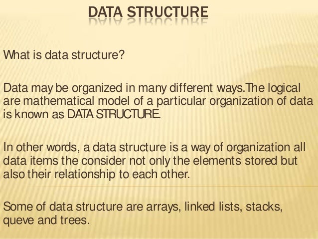DATA STRUCTURE