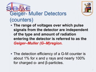 Medical Equipment lec 8 Radiography detectors | PPTX