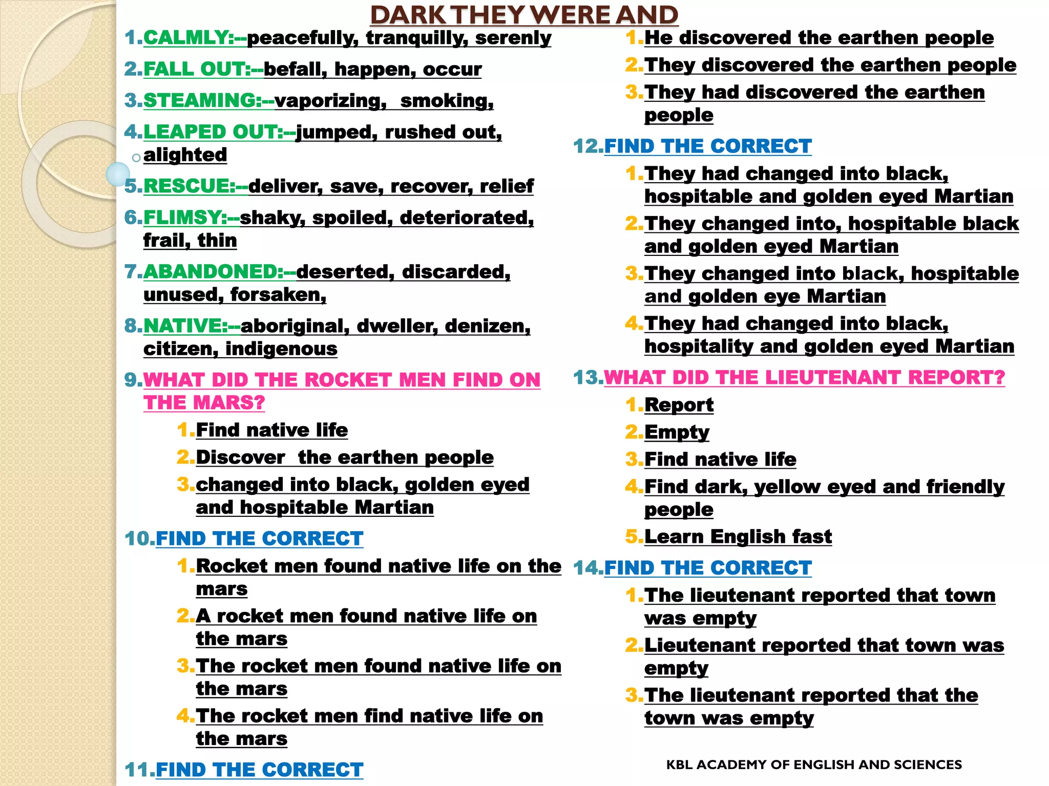 DARK THEY WERE AND GOLDEN EYED | PDF