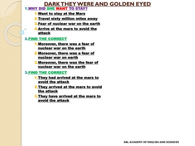 DARK THEY WERE AND GOLDEN EYED | PDF | Screenwriting | Content Production