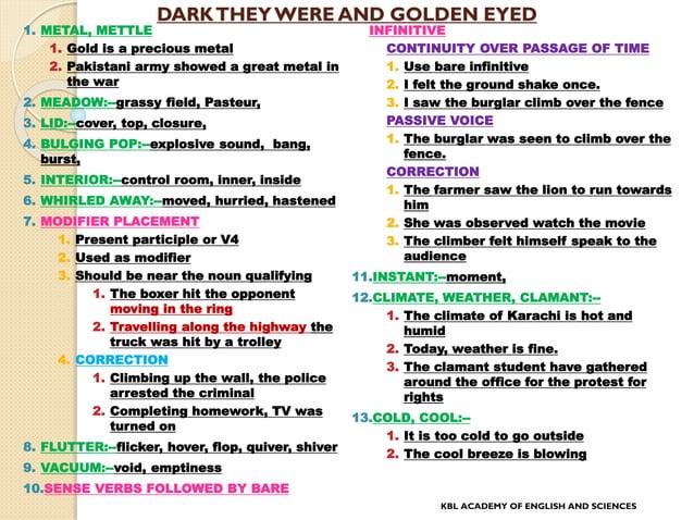 DARK THEY WERE AND GOLDEN EYED | PDF | Screenwriting | Content Production
