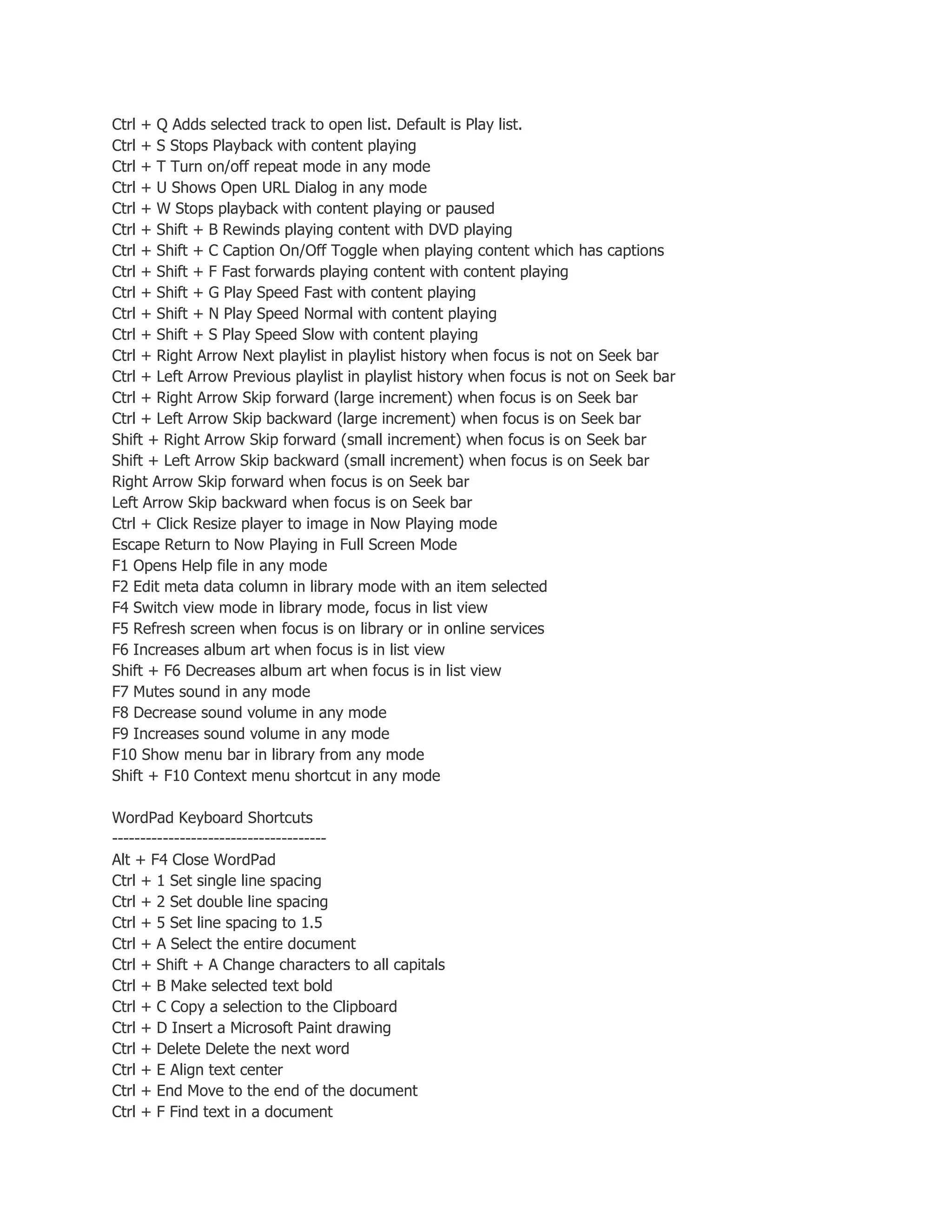 All list of keyboard shortcuts for windows 7 | PDF