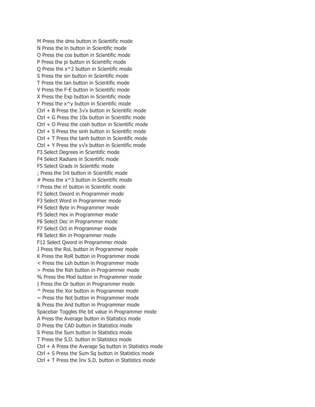 All list of keyboard shortcuts for windows 7 | PDF