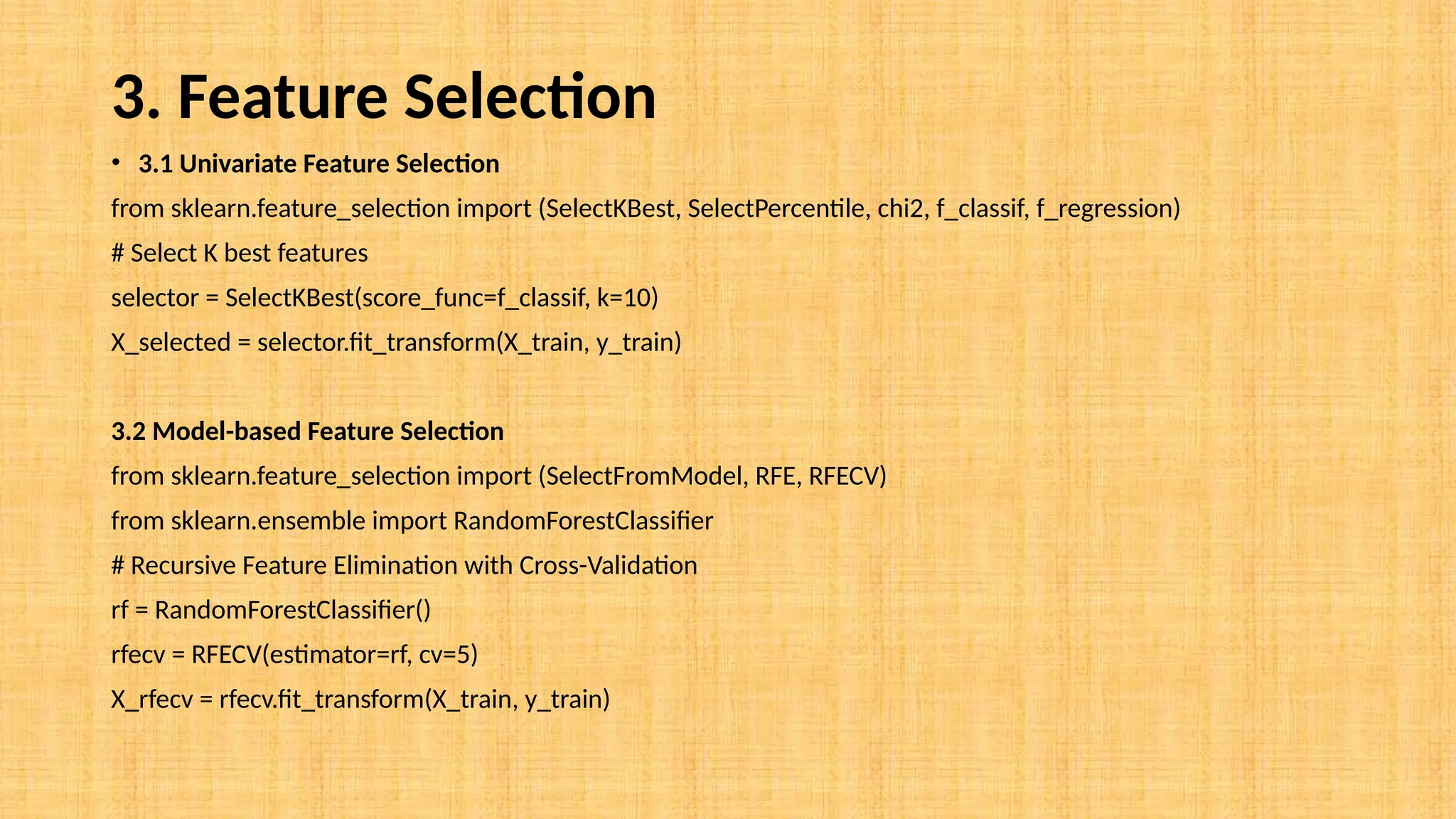 All Machine Learning Building Blocks with Sklearn.pptx