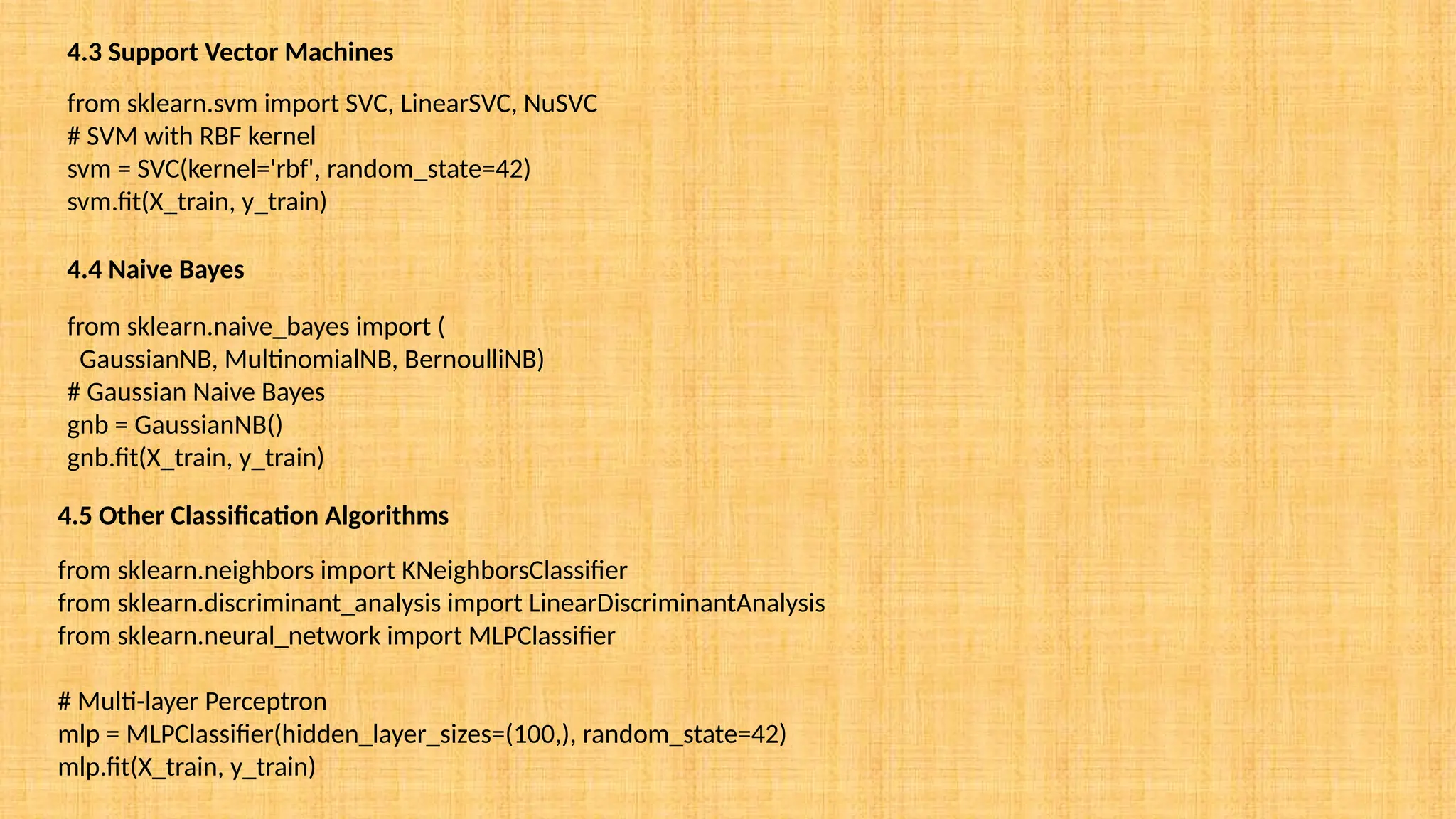 All Machine Learning Building Blocks with Sklearn.pptx