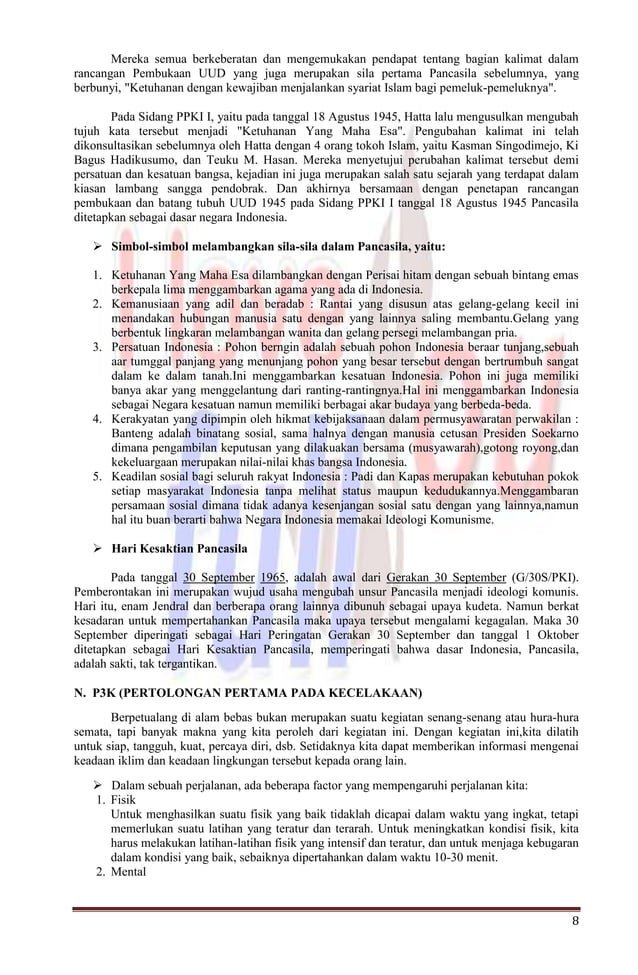 All materi pramuka | DOCX