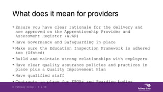 All Matters Regulatory - Apprenticeship Training Material - Pathway ...