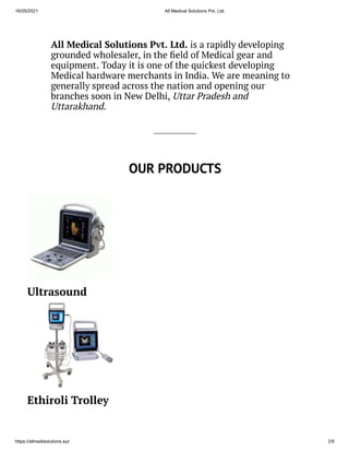 All medical solutions | PDF