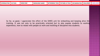 SIWES PRESENTATION | PPTX