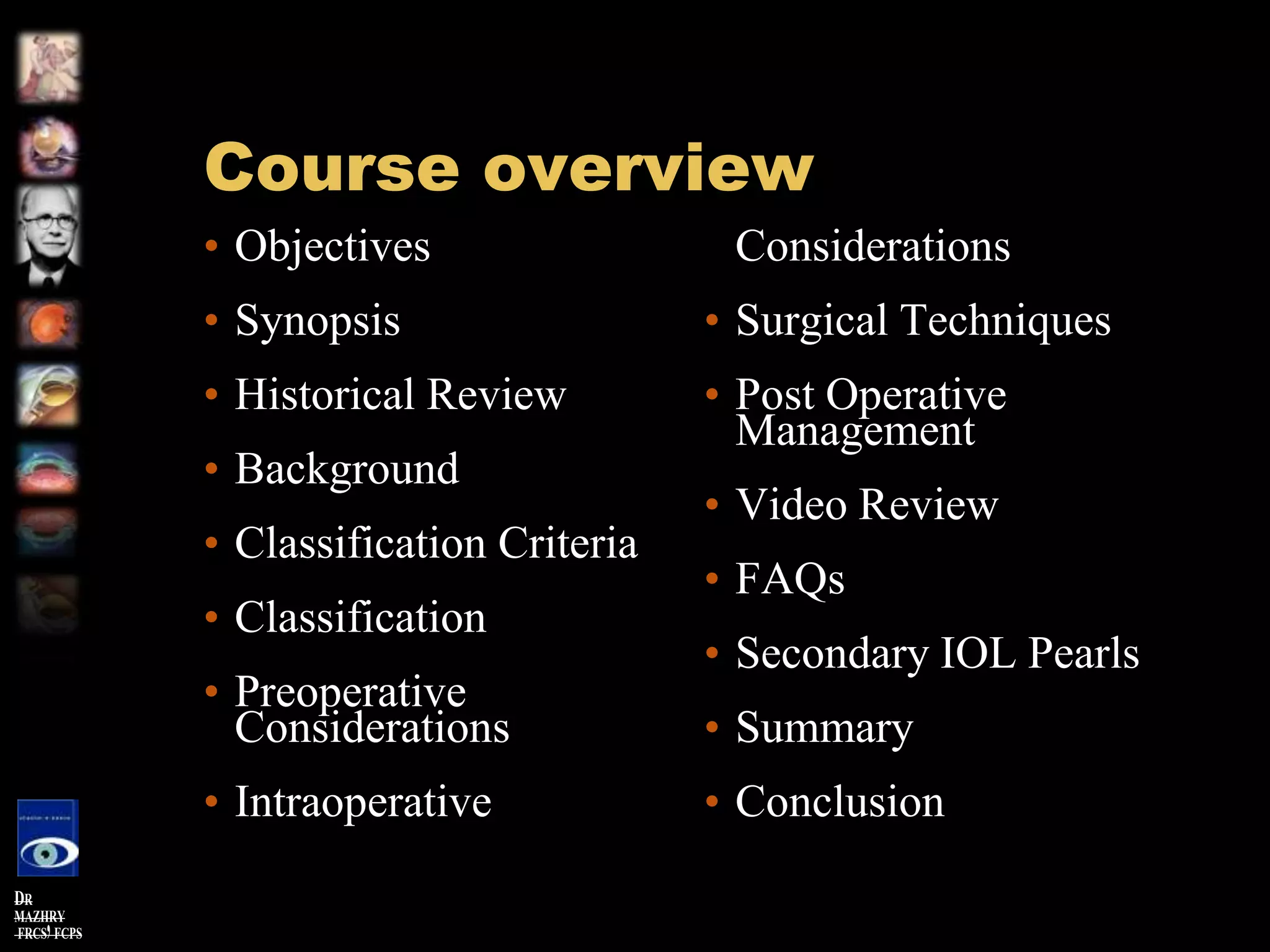 Instruction course-Secondary posterior chamber IOL (PC IOL ...