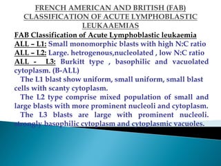 ALL_Naseem. Acute Lymphoblastic leukemia presentation PPTpdf | PDF