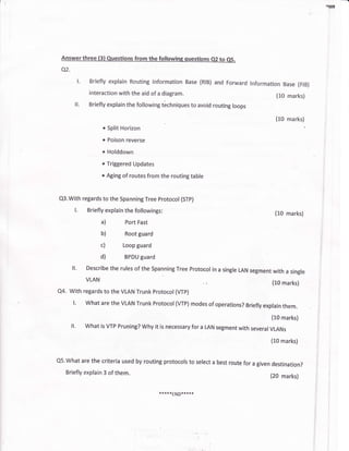 All nsbm exam papers | PDF