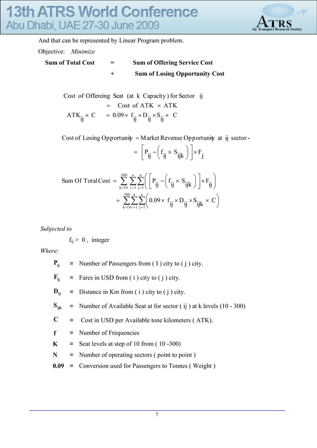 Allocate right aircraft capacity | PDF | Air Travel | Travel Type
