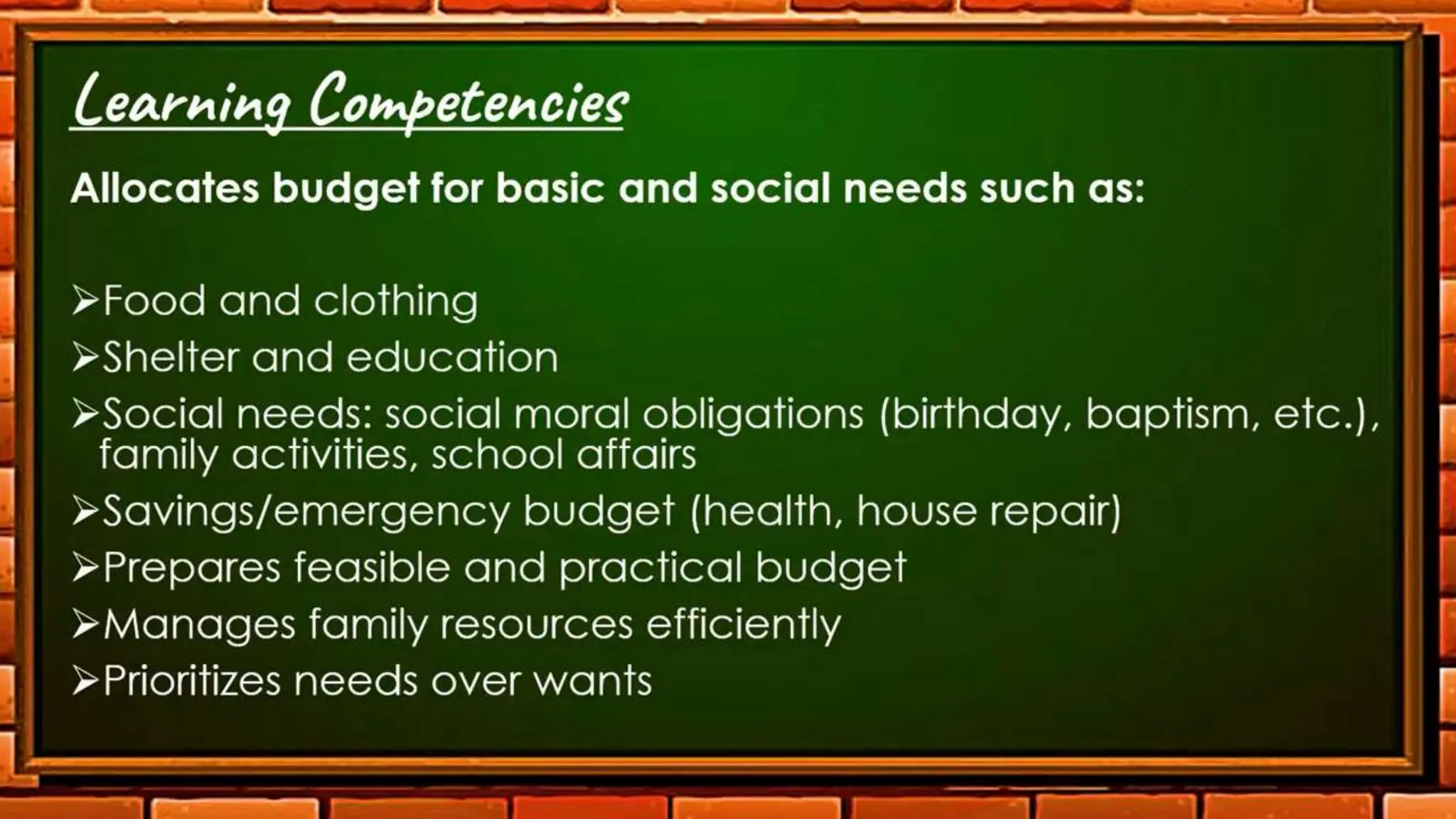 allocates budget for basic and social needs.pptx