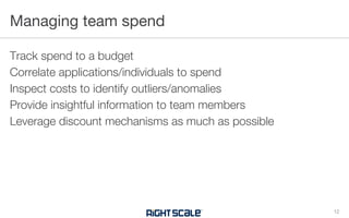 How to Allocate and Report Cloud Costs with RightScale Optima | PDF
