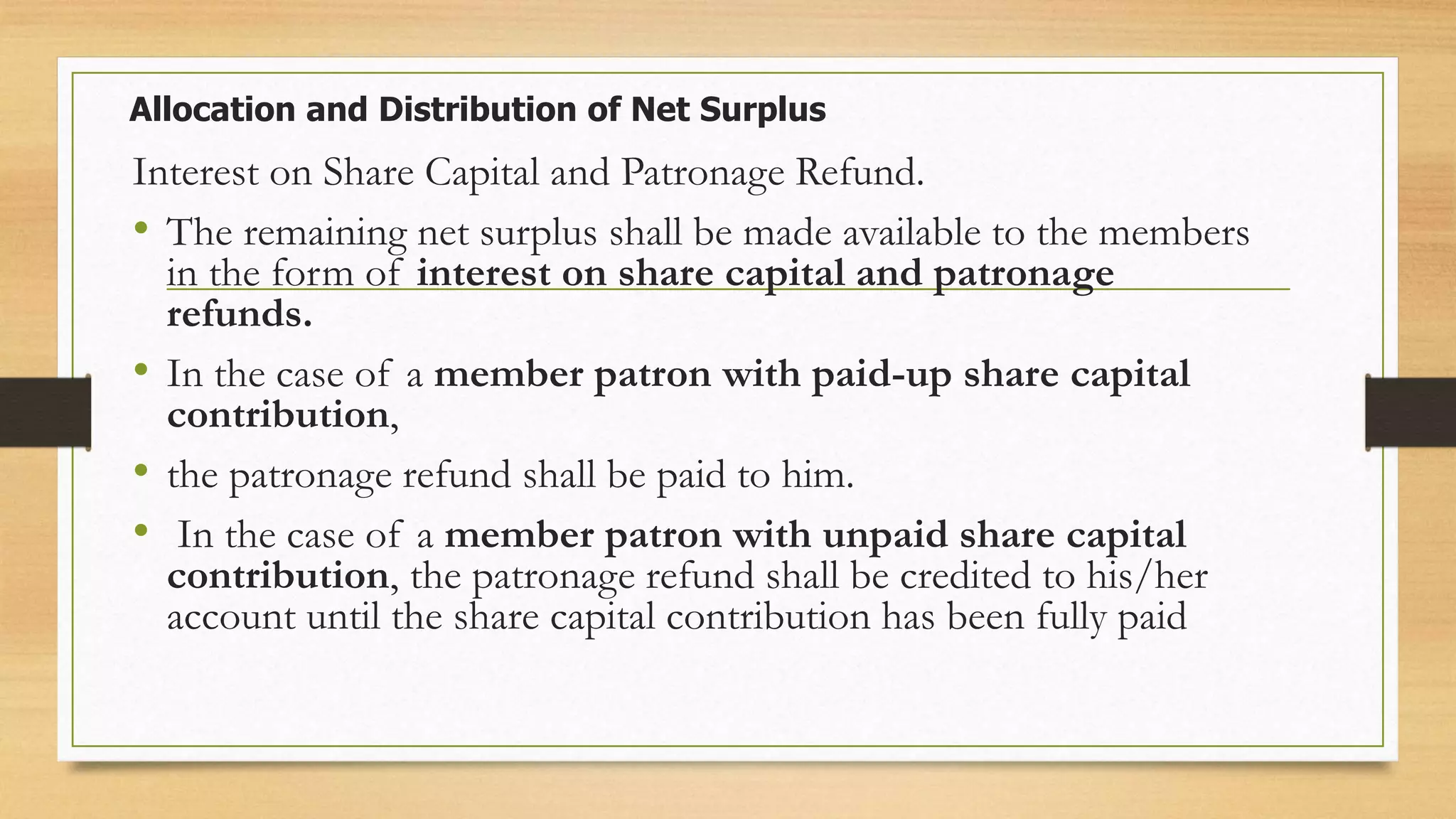 Allocation and-Distribution-of-net-surplus | PPTX