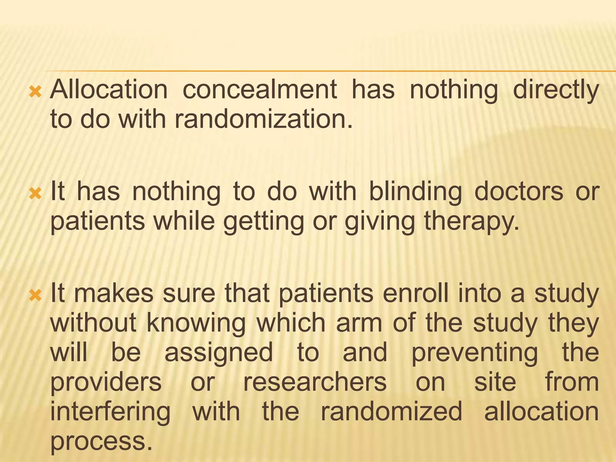 Allocation Concealment Pptx