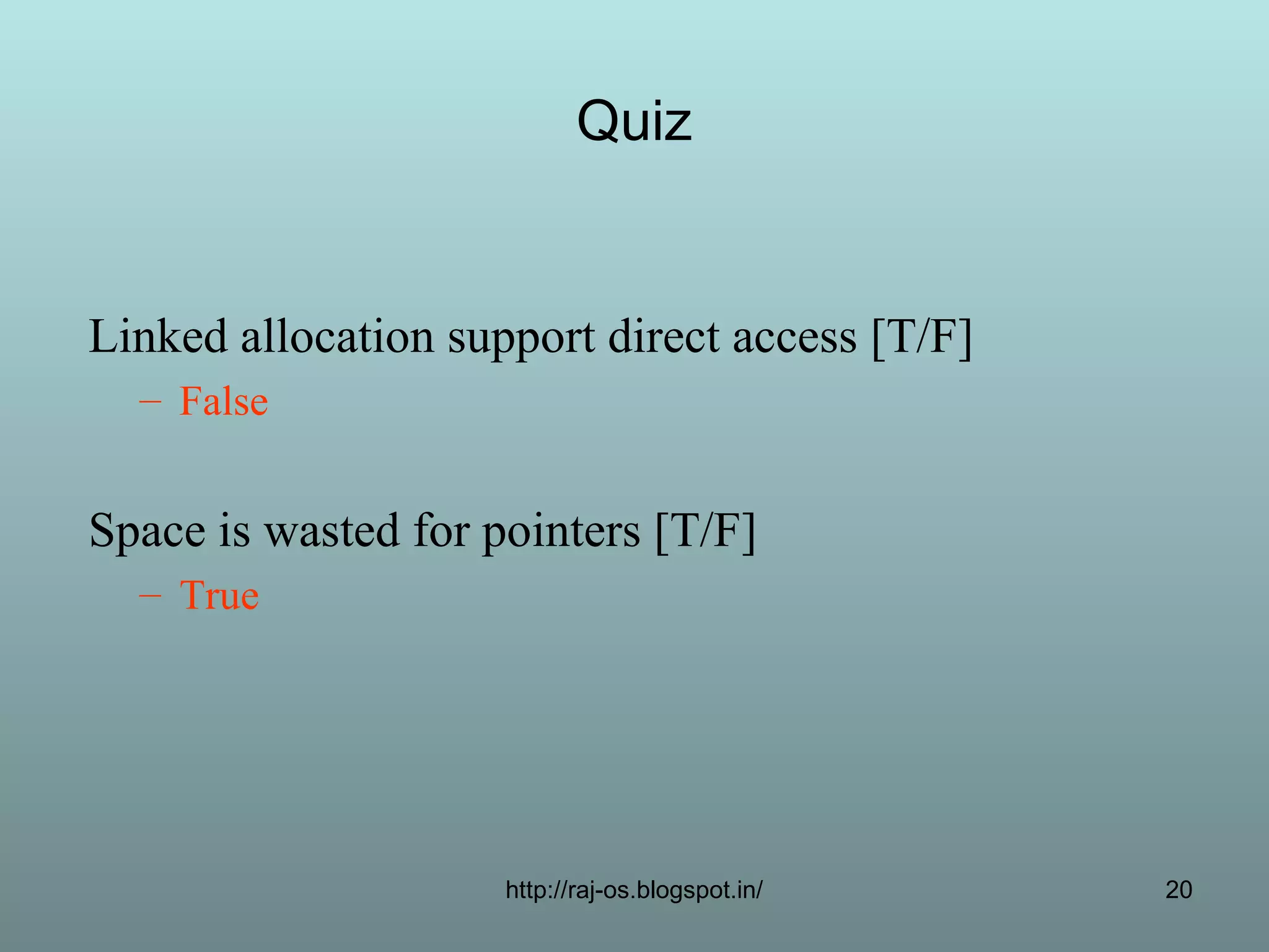 Allocation Methods Continuous Method47 Ppt