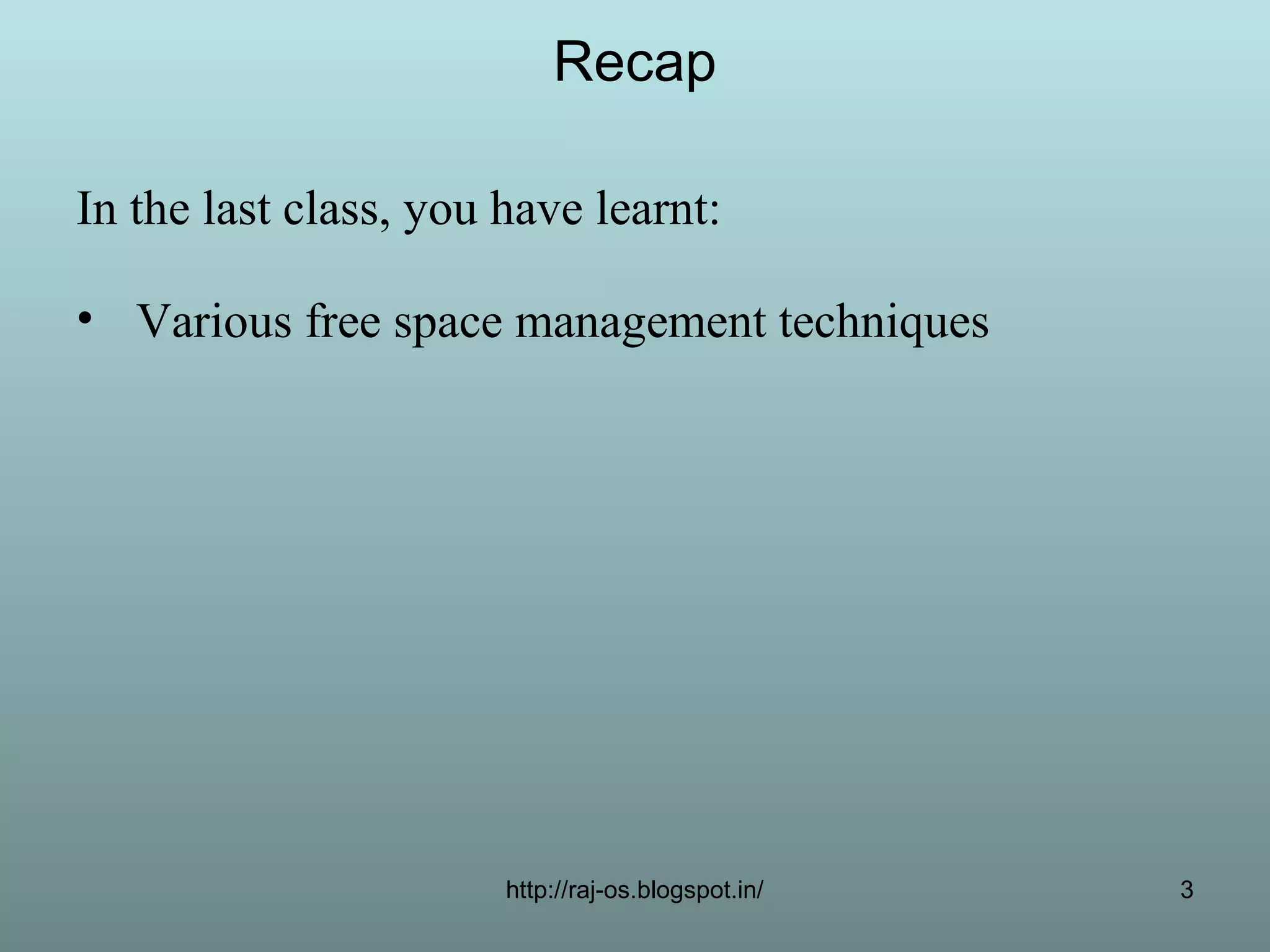 Allocation Methods Continuous Method47 Ppt