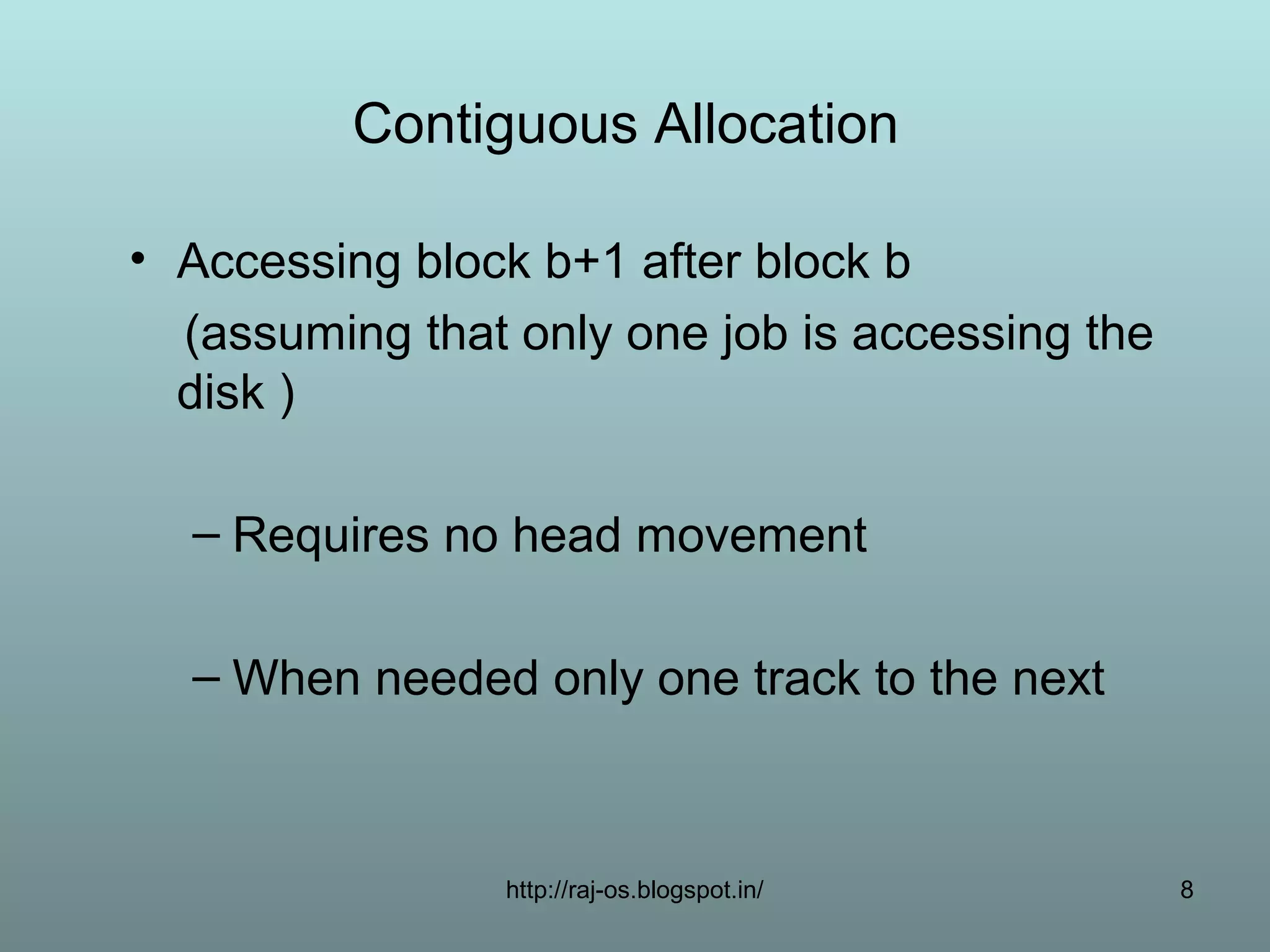Allocation methods continuous method.47 | PPT